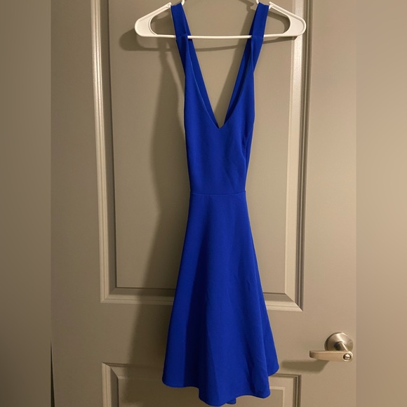 Lulus | Dresses | Royal Blue Strap Oh Backless Dress | Poshmark